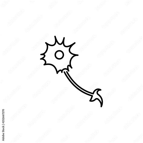 Human Organ Neuron Outline Icon Signs And Symbols Can Be Used For Web Logo Mobile App Ui Ux