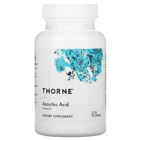 Thorne Research Ascorbic Acid Vitamin C 60 Capsules Uygun Fiyatlı