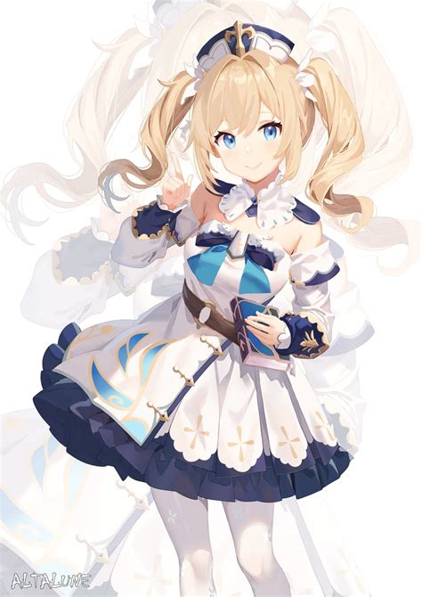 Barbara Genshin Impact Drawn By Alaya Danbooru