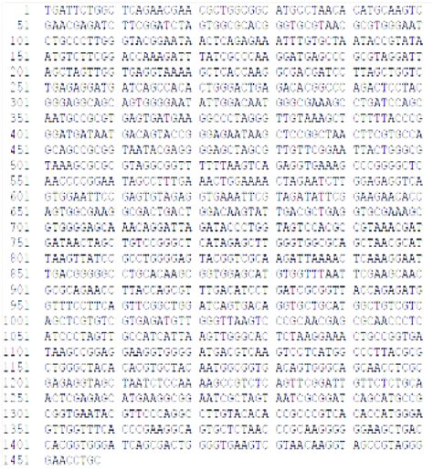 16s Rrna Gene Sequence Of Strain Iiir3 1458 Bp Download Scientific Diagram