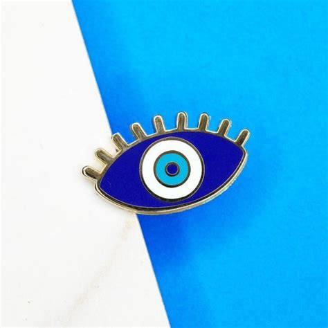 Evil Eye Pin Enamel Pin Pop Culture Pins Lapel Pin Etsy