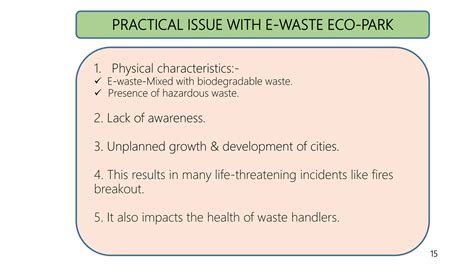 Presentation On E Waste Problem And Solutionpptx