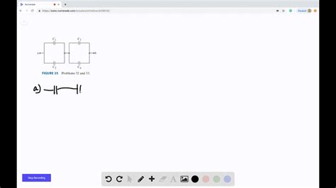 Solved Ii A Determine The Equivalent Capacitance Between Points A And B For The Combination