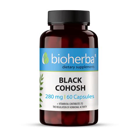 ЧЕРЕН КОХОШ 280мг 60 капс. БИОХЕРБА BLACK COHOSH 280mg 60 caps ...