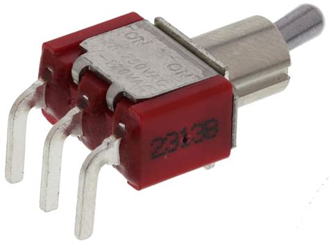 Rs Pro Rs Pro Toggle Switch Pcb Mount On On Spdt Through Hole Terminal 734 7104 Rs