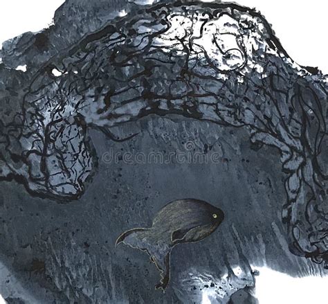 Fishing Net In The Water Fishing Illustration Stock Illustration