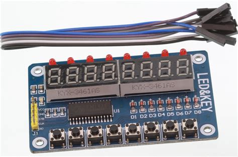Tm1638 7 Segment Display And Keypad Elektronik Lavpris Aps