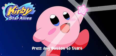 Kirby Star Allies Unofficial Menu Screen By Finasty On Newgrounds