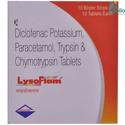 Lysoflam Tablet 10s Price Uses Side Effects Composition Apollo