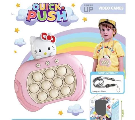 Hello Kitty Cinnamoroll Pop Push Game Controller Sensory Fidget Toy