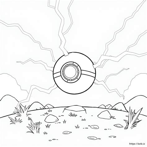 Voltorb Pokemon Gambar Mewarnai