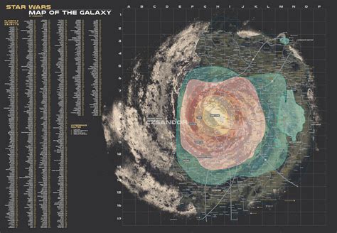Star Wars Map Of The Galaxy Updated By 86botond On Deviantart