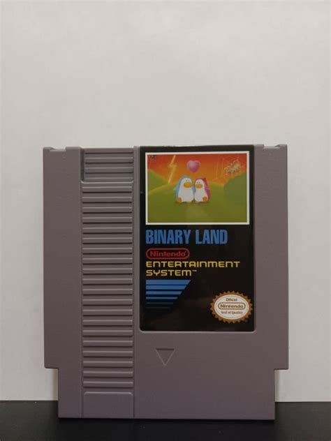 Binary Land Homebrew For Nintendo Nes New Etsy