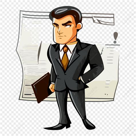 사업가 벡터만화상표클립 아트 Png 일러스트 무료 다운로드 Lovepik