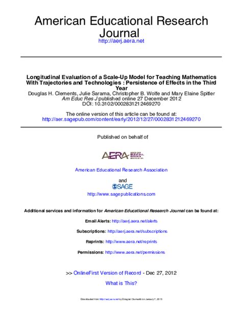 Pdf Evaluating The Triad Model For Math Instruction