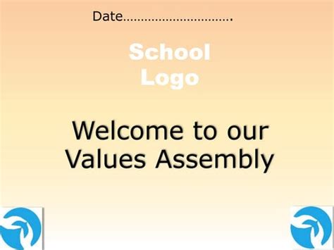 values assembly hope pptx