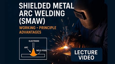 Shielded Metal Arc Welding Smaw Principle Working Advantages