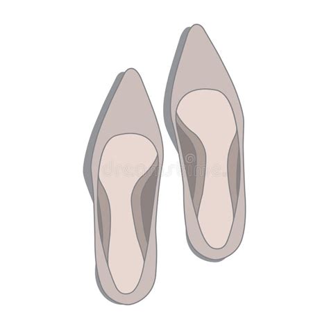 Flat Shoes Outline Vector Icon Thin Line Black Flat Shoes Icon Flat Vector Simple Element