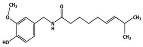 Structure Of Capsaicin Download Scientific Diagram