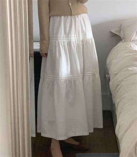 리터 오드리캉캉스커트 롱스커트 플레어 샤스커트 에이블리