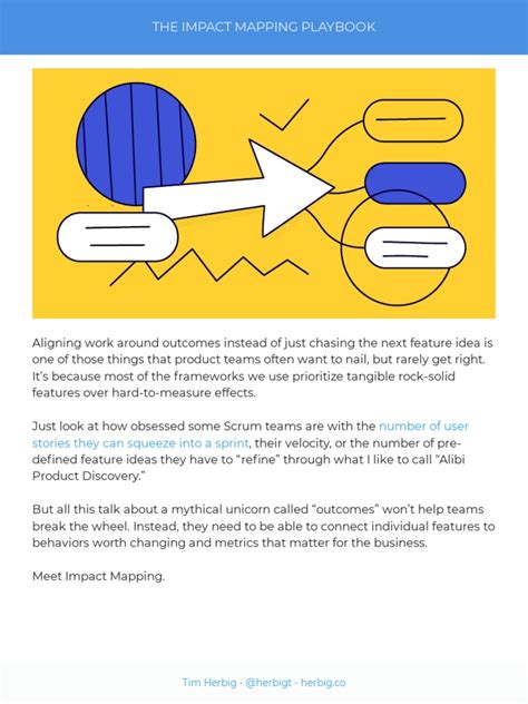 The Impact Mapping Playbook Pdf Usability Behavior