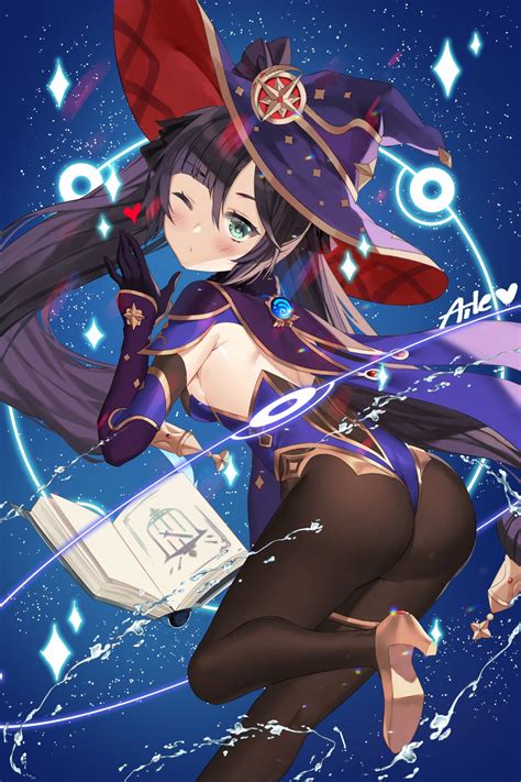 Mona Megistus Genshin Impact Image By Aile Pixiv946272 3848278