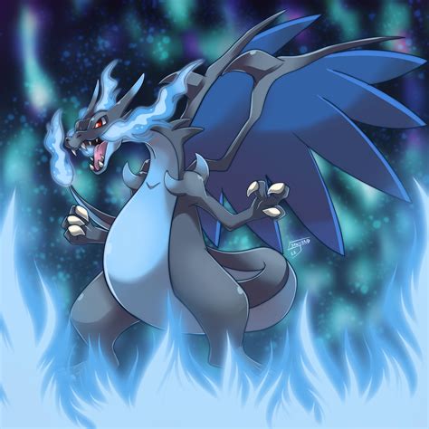 Mega Charizard X Fan Art