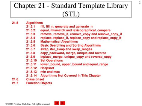Chapter 21 Standard Template Library Stl Ppt Download