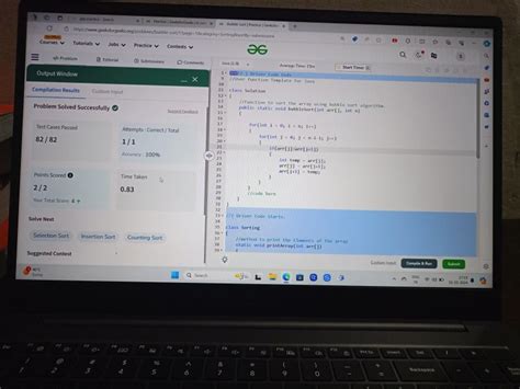 satyam singh on linkedin bubble sort algorithm