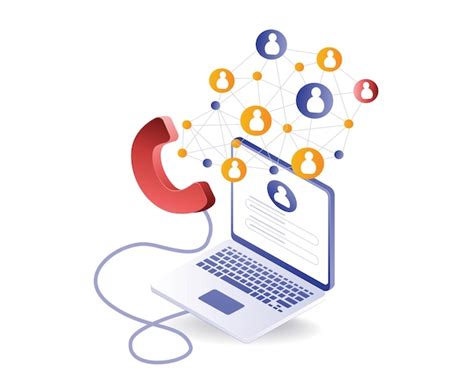 Premium Vector Computer App Social Media Network Communication