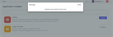 Frappe V Installation Error After Administrator Login Deployment Frappe Forum