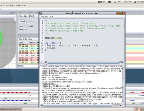 cooja simulation script editor download scientific diagram