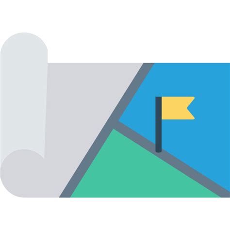 Map Dinosoft Flat Icon