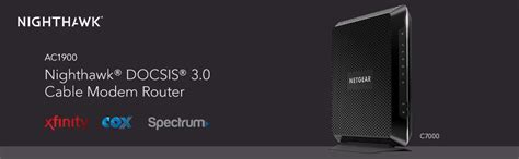 Amazon Com NETGEAR Nighthawk AC X DOCSIS WiFi Cable Modem Router Combo C For