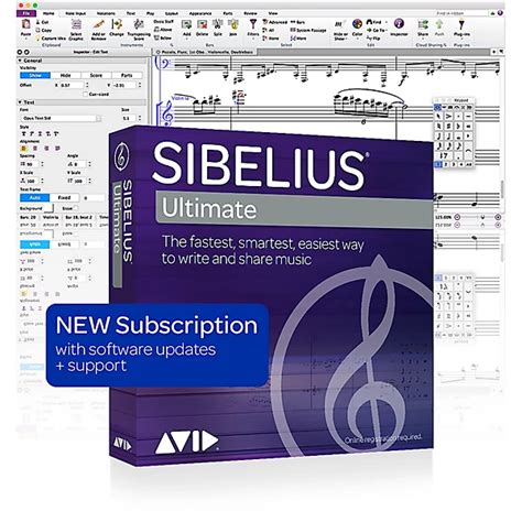 Sibelius Notation Software 1 Year Subscription Guitar Center