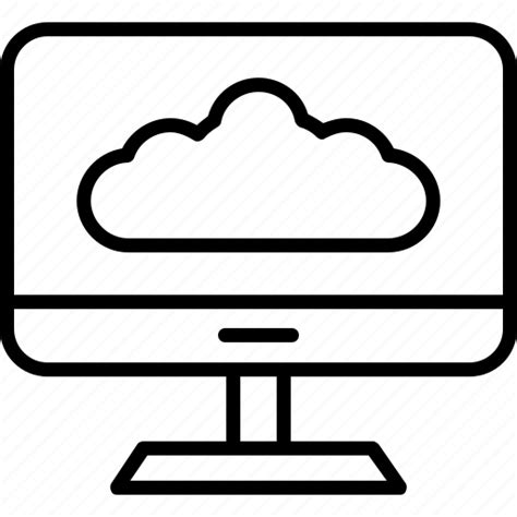 Cloud Storage Computing Database Server Sharing Icon Download On
