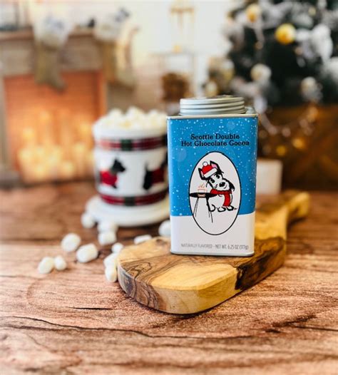 Scottie Double Chocolate Hot Cocoa Tin Campbells Scottish Terriers