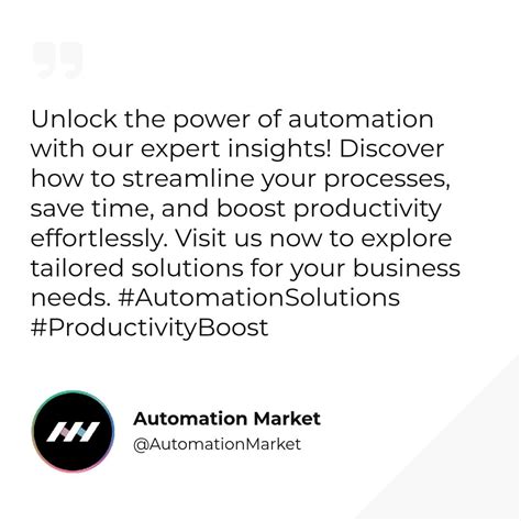 Automation Market On Linkedin Automationsolutions Productivityboost Aiautomation