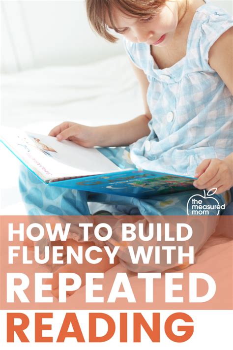 How To Use Repeated Reading To Improve Fluency The Measured Mom