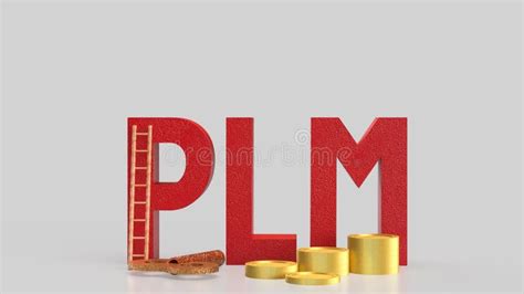 The Plm Or Product Lifecycle Management For Business Concept 3d Rendering Stock Illustration
