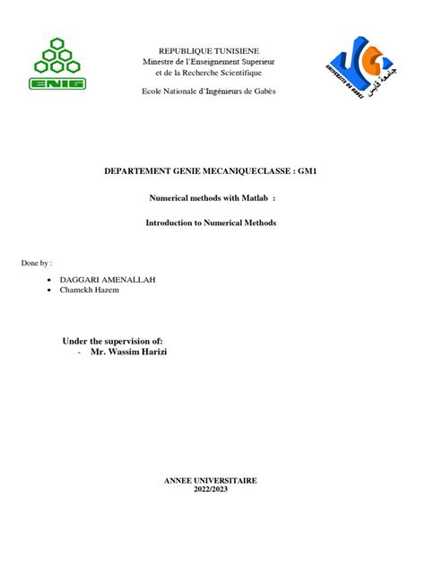 Numerical Methods With Matlab Pdf Differential Equations Subtraction