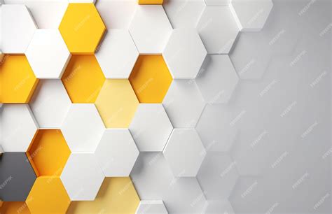 premium ai image hexagon honeycomb background