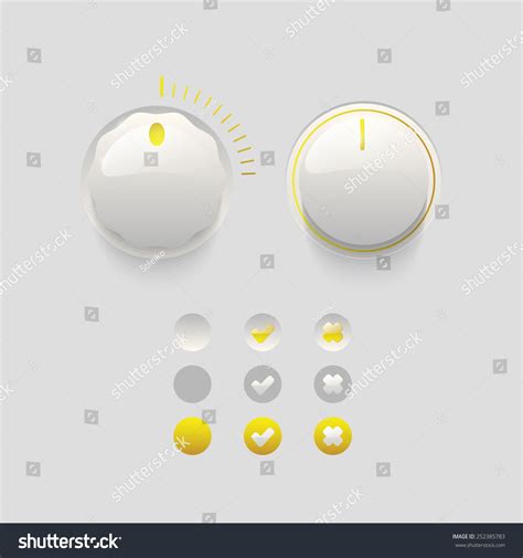 Vector Set Detailed Ui Elements Design Stock Vector Royalty Free Shutterstock