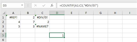 count errors in excel step by step tutorial