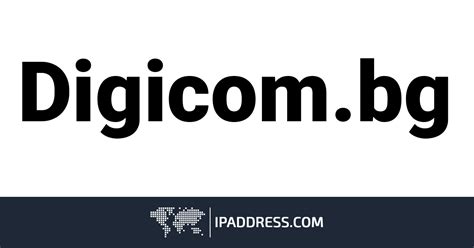 Digicombg Digicom Isp Burgas