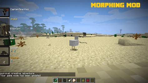 morphing mod morph into any mob in minecraft free download