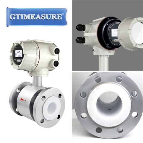 Intelligent River Water Flow Measurement Hydrochloric Acid Flow Meter Electromagnetic Flowmeter