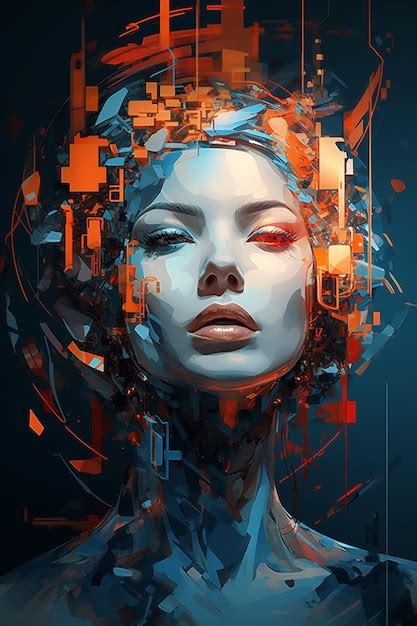 Premium Ai Image Create An Abstract Generative Aidriven Image