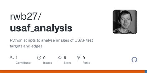 Github Rwb Usaf Analysis Python Scripts To Analyse Images Of Usaf Test Targets And Edges
