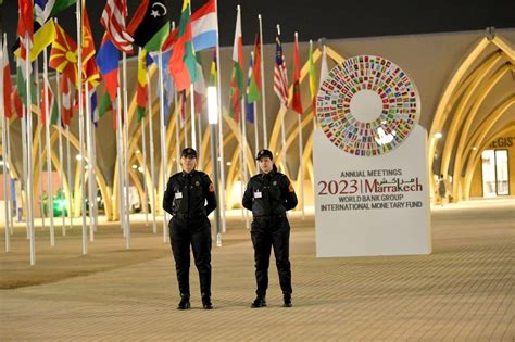 المغرب تجنيد أكثر من 6500 من عناصر الأمن لتأمين الاجتماعات السنوية